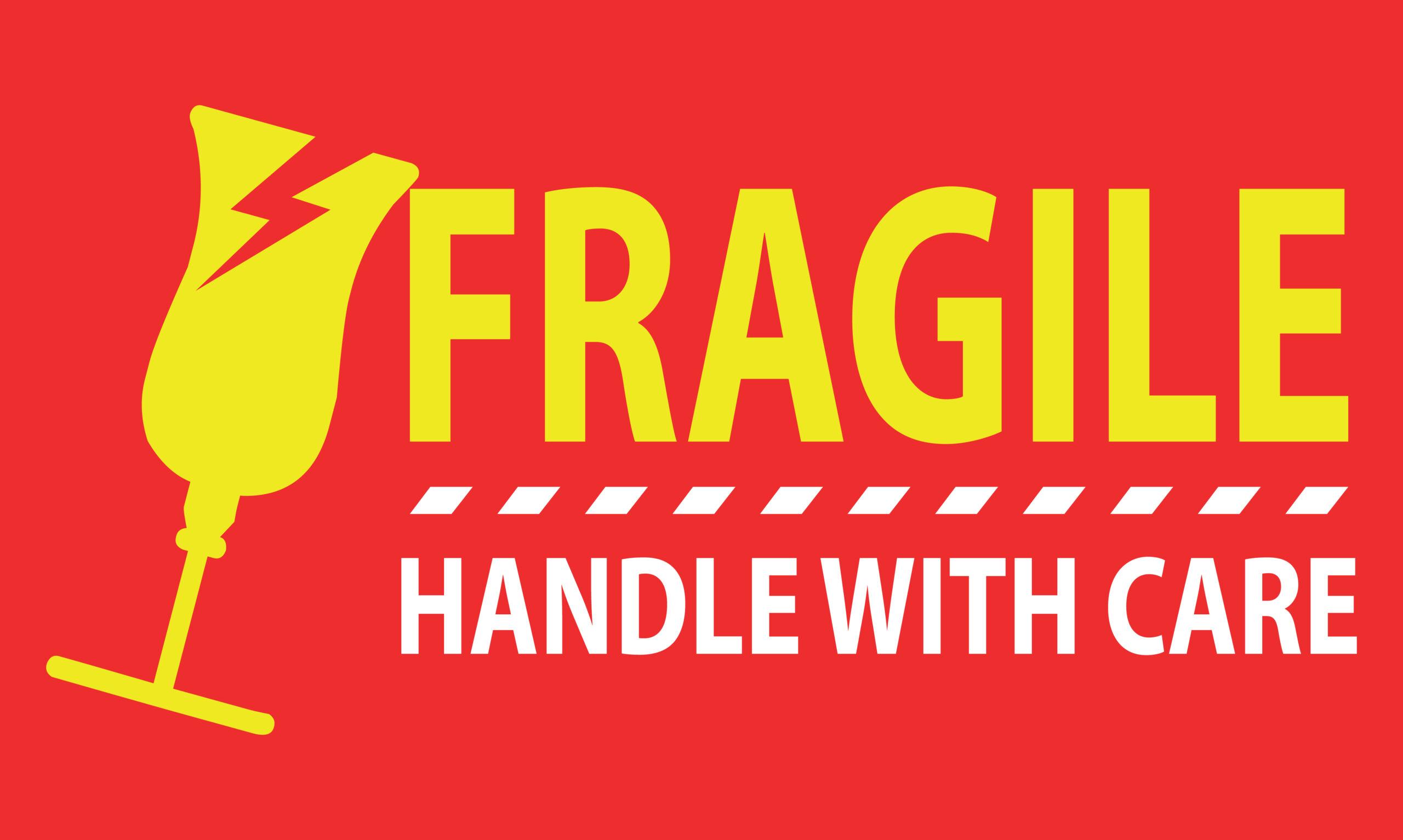 Package Safety With Care Handling Labels - Bm Times