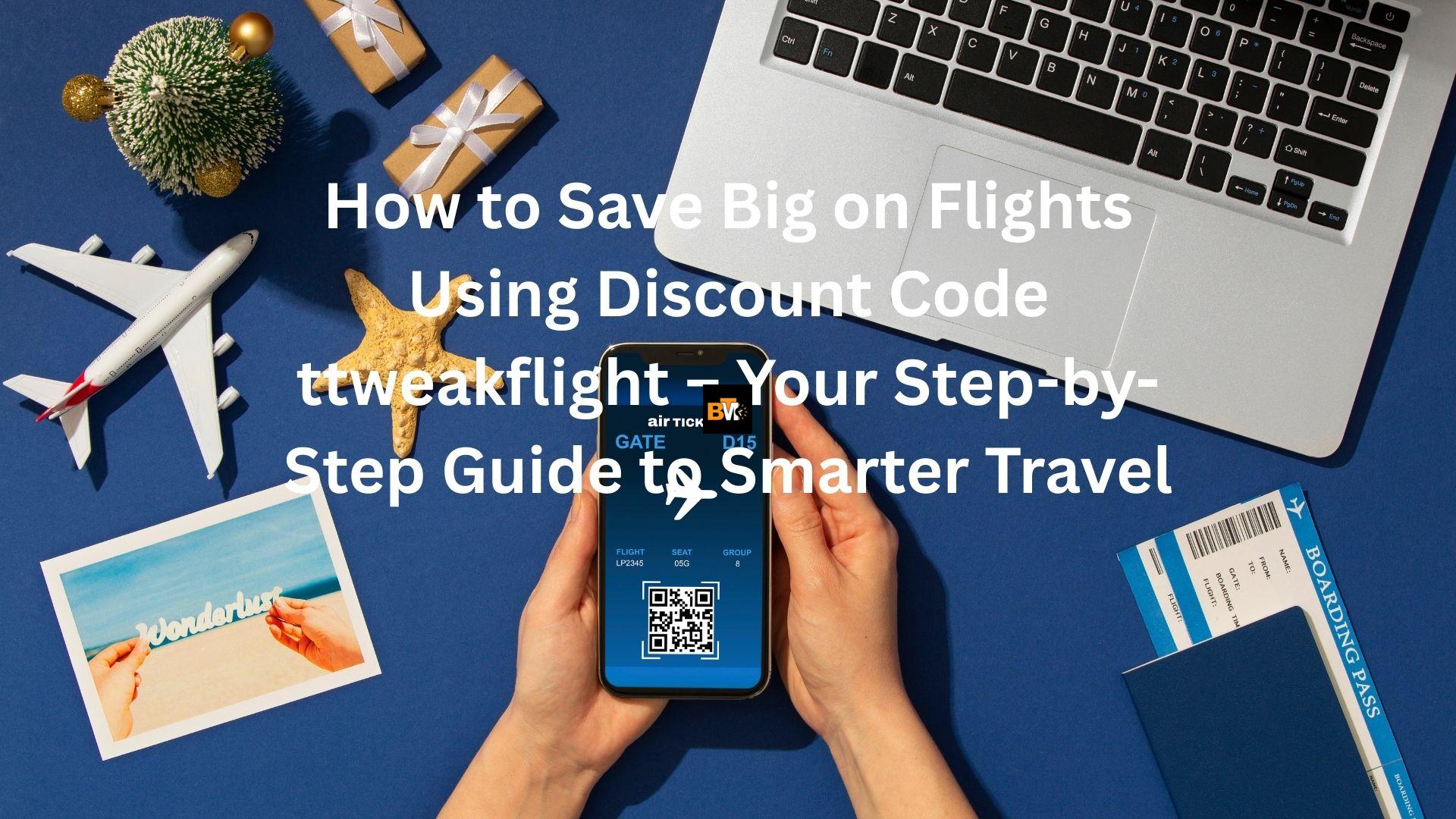 How to Save Big on Flights Using Discount Code ttweakflight – Your Step ...